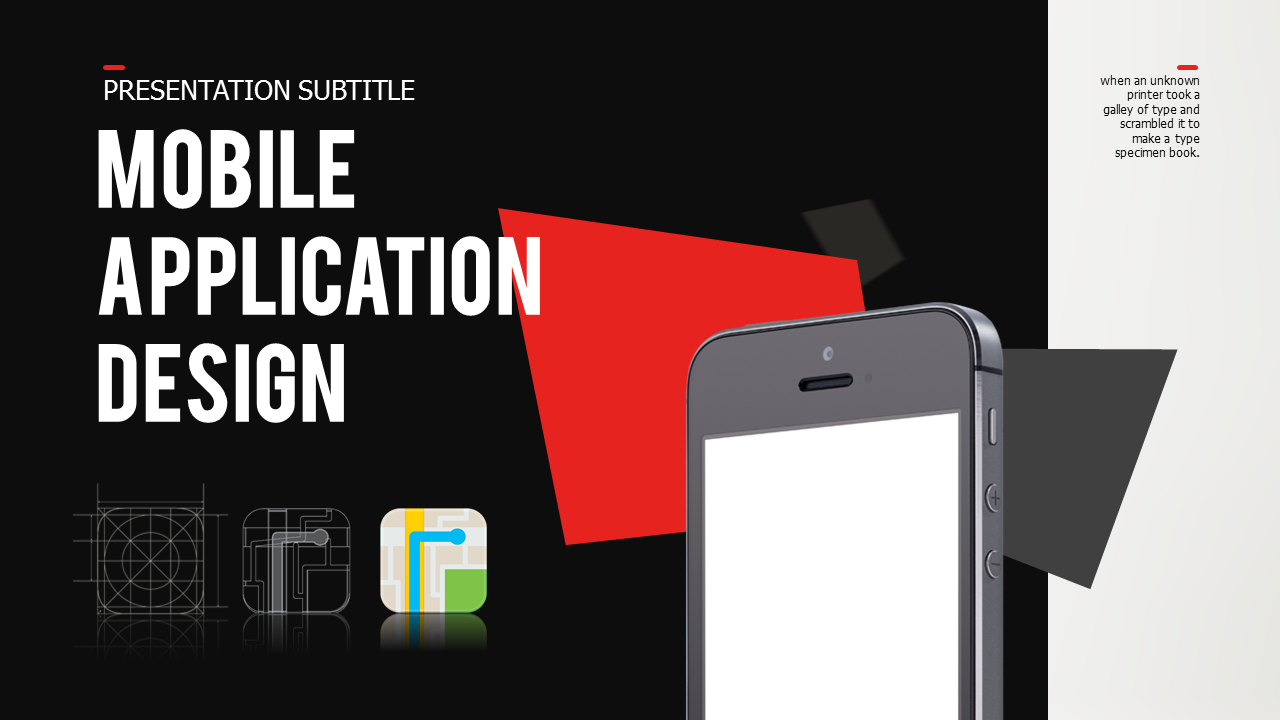 Mobile Application Design PowerPoint, Presentation Templates | GraphicRiver