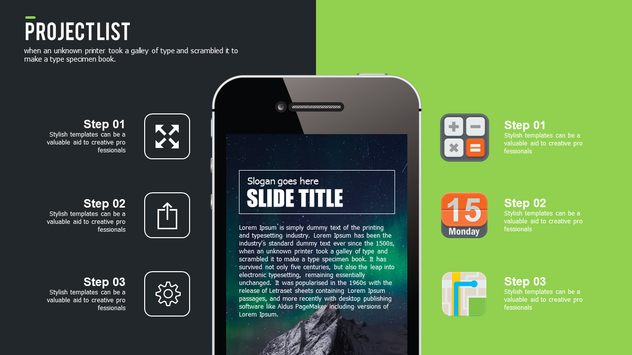 Mobile Application Design PowerPoint, Presentation Templates | GraphicRiver