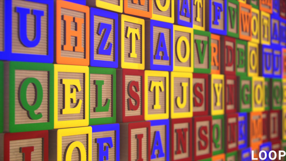 Children's Alphabet Blocks, Motion Graphics | VideoHive