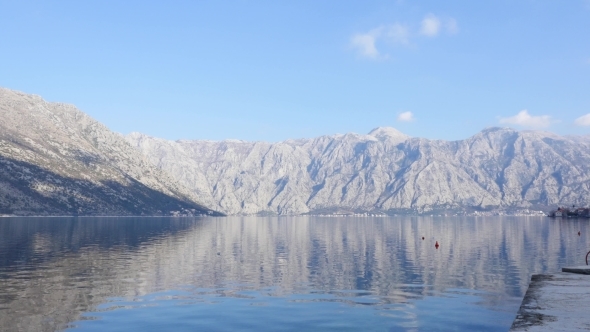 Seascape Of Boka Bay, Stock Footage | VideoHive