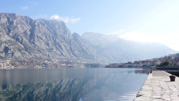 Seascape Of Boka Bay, Stock Footage | VideoHive