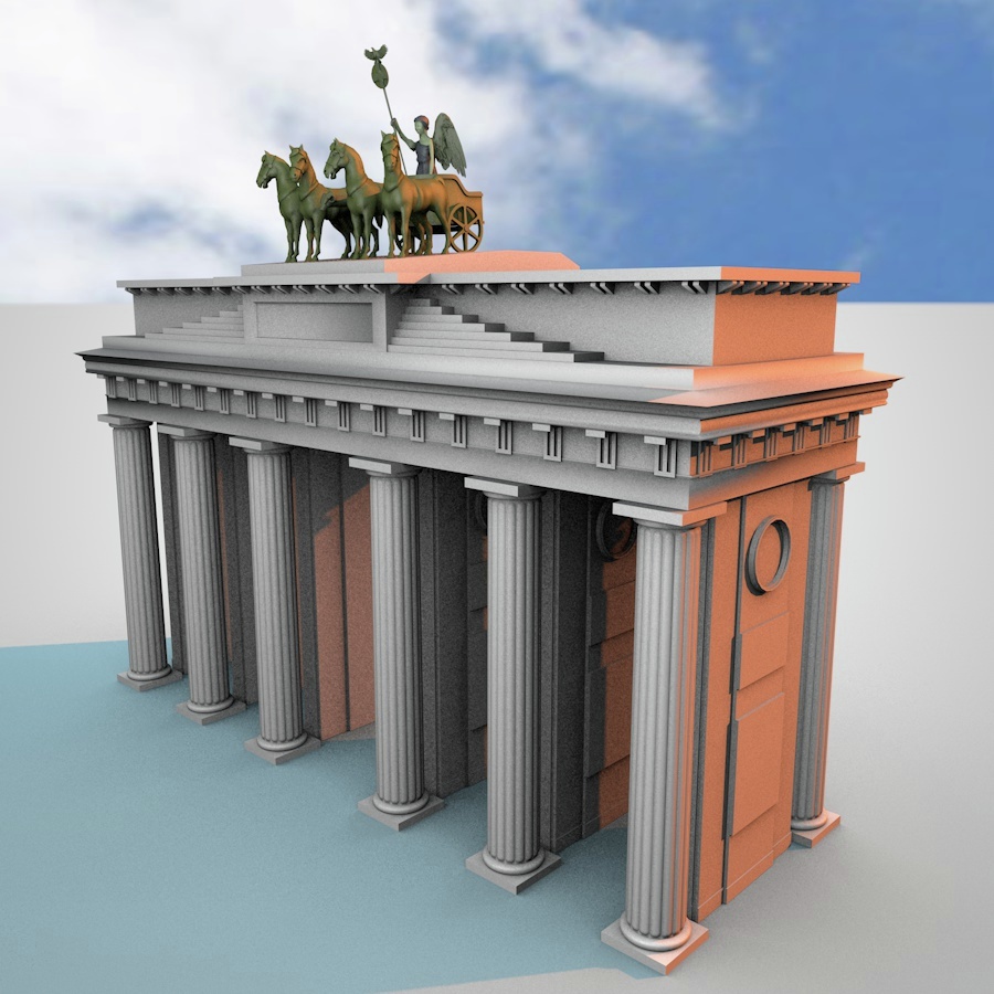 Brandenburg Gate by 3Ddimension | 3DOcean