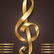 Golden Treble Clef, Vectors | GraphicRiver