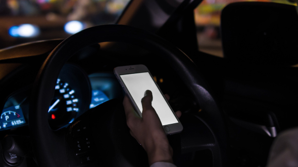 Use Smartphone In Car, Stock Footage | VideoHive