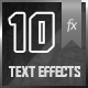 10 Random Text Effects, Add-ons | GraphicRiver