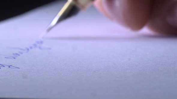 Writing a Letter On Paper, Stock Footage | VideoHive