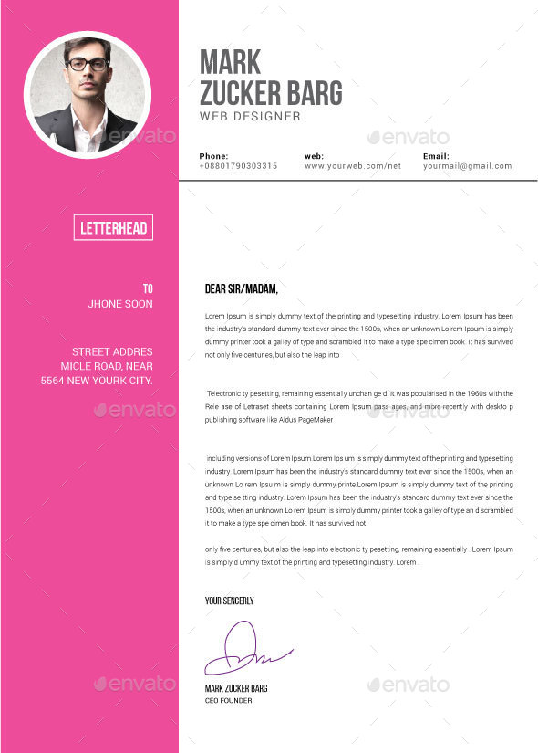 Resume Cv, Print Templates | GraphicRiver