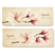 Two Magnolia Banners, Vectors | GraphicRiver