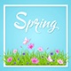 Blue Spring Background, Vectors | GraphicRiver