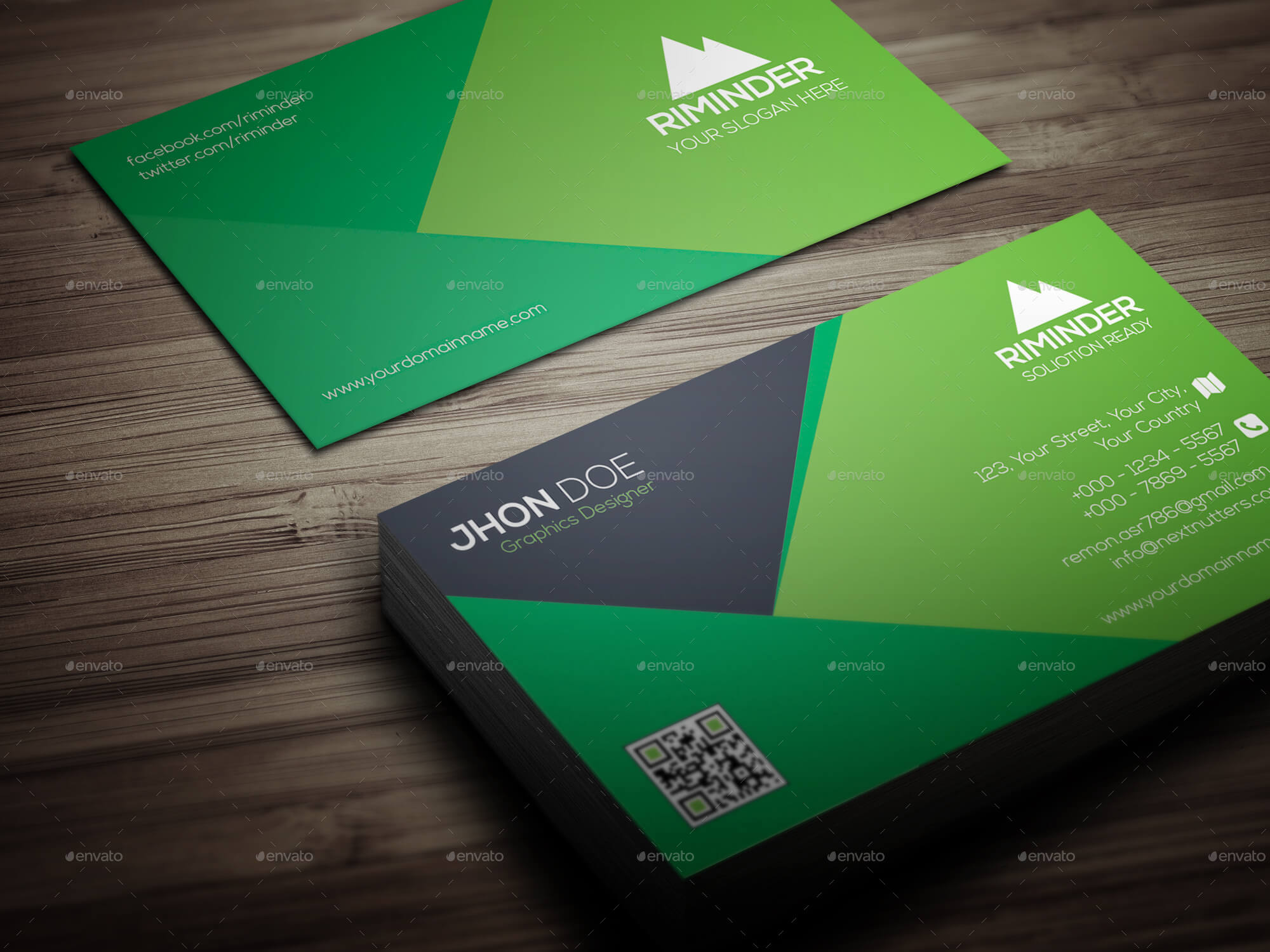 Material Business Card, Print Templates | GraphicRiver