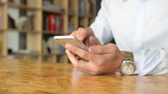 Text Messaging at Work, Stock Footage | VideoHive