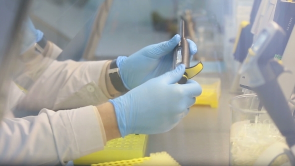 Laboratory Workplace For DNA Test, Stock Footage | VideoHive