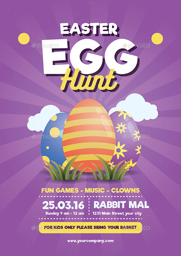 Easter Flyer Vol 03, Print Templates | GraphicRiver