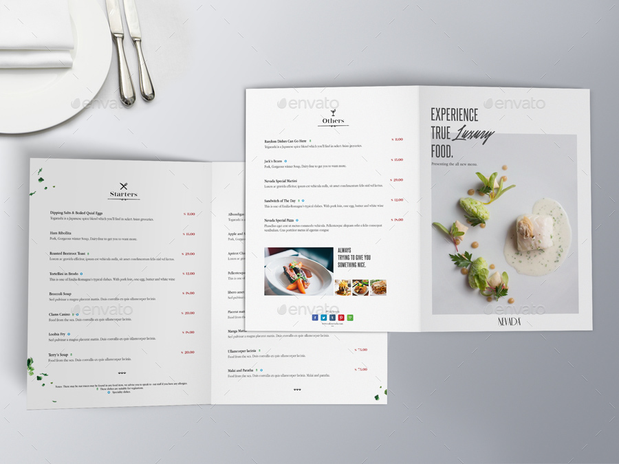 Menu Pack 5, Print Templates | GraphicRiver
