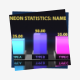 Neon Statistics Columns Graphs 3D, After Effects Project Files | VideoHive