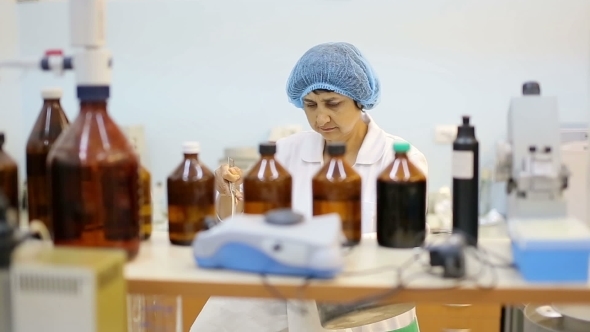 Nutrition Laboratory, Scientist At Work, Stock Footage | VideoHive
