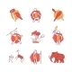 Primitive Prehistoric Caveman of Ice Age Signs Set, Vectors | GraphicRiver