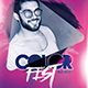 Color Fest Party Flyer, Print Templates | GraphicRiver