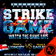Strike Game Flyer Template, Print Templates | GraphicRiver