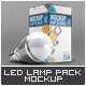 Led Lamp Package Box Mock-Up, Graphics | GraphicRiver