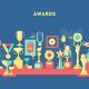 Awards Set Design Flat by kit8 | GraphicRiver