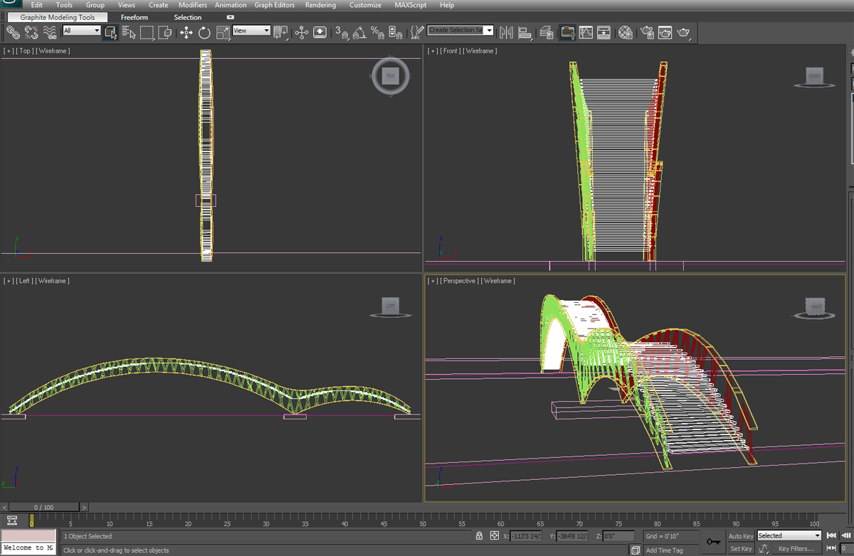Generative Bridge by arquitectostyles | 3DOcean