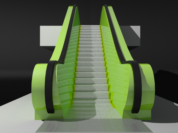 Modern Escalator by arquitectostyles | 3DOcean