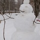Snowman in the Park in Winter, Stock Footage | VideoHive