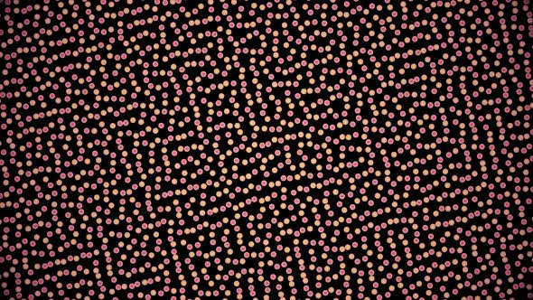 Colored abstract rotating circle pattern background, Motion Graphics