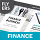 Finance Flyers – 4 Options by Mike_pantone | GraphicRiver