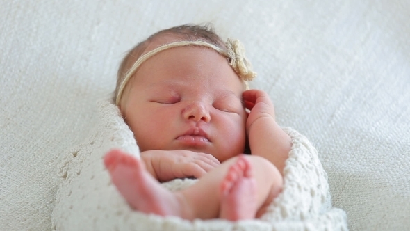 Cute Baby Sleeping, Stock Footage | VideoHive