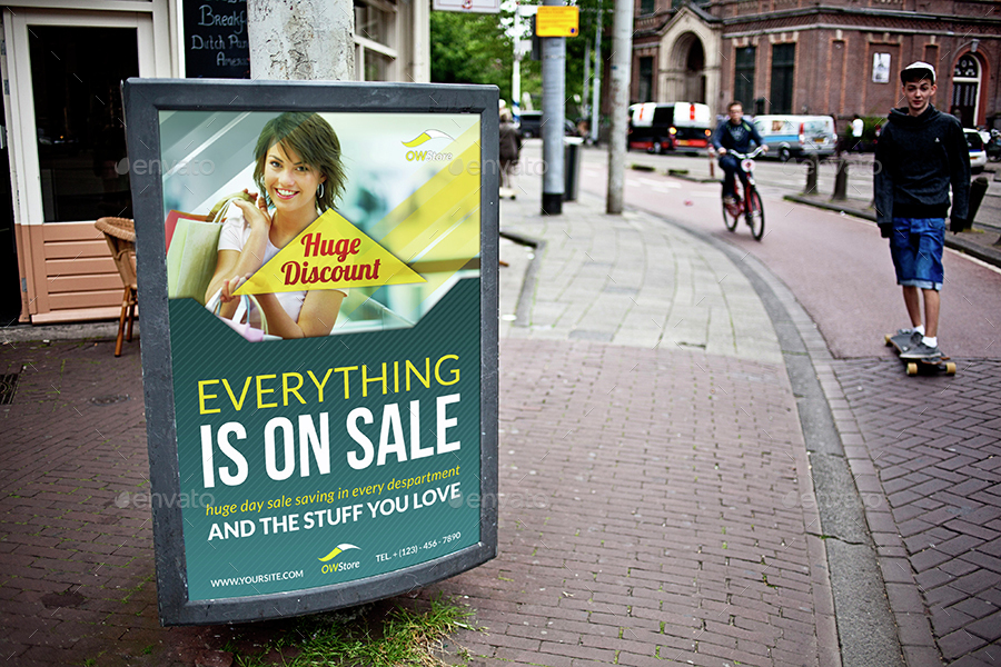 Shop - Market Poster Template, Print Templates | GraphicRiver