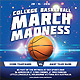 March Madness College Basketball Promo Flyer, Print Templates ...