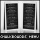 Chef Menu Chalkboards Mock-Up, Graphics | GraphicRiver
