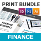 Finance Print Bundle, Print Templates | GraphicRiver