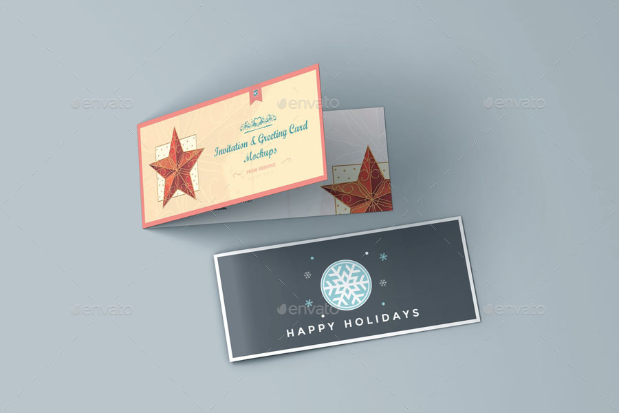 myGreeting Card Mock-up Bundle 2 by kenoric | GraphicRiver