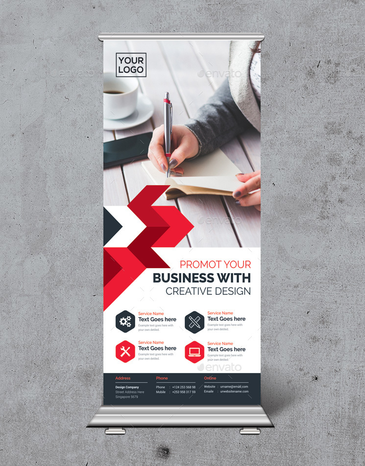 Creative Rollup Banner, Print Templates | GraphicRiver