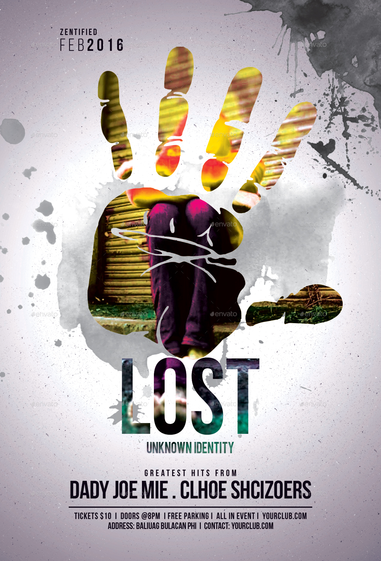 Lost Event Flyer, Print Templates | GraphicRiver
