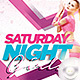 Flyer Saturday Girl Hot Party, Print Templates | GraphicRiver
