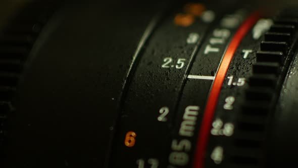 Rotating Parts Of A Professional Cinema Lens, Stock Footage | VideoHive