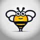 Big Bee Logo, Logo Templates | GraphicRiver