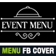 Food Menu Facebook Cover Template, Web Elements | GraphicRiver