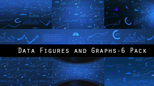 Data Figures and Graphs-6 Pack, Motion Graphics | VideoHive