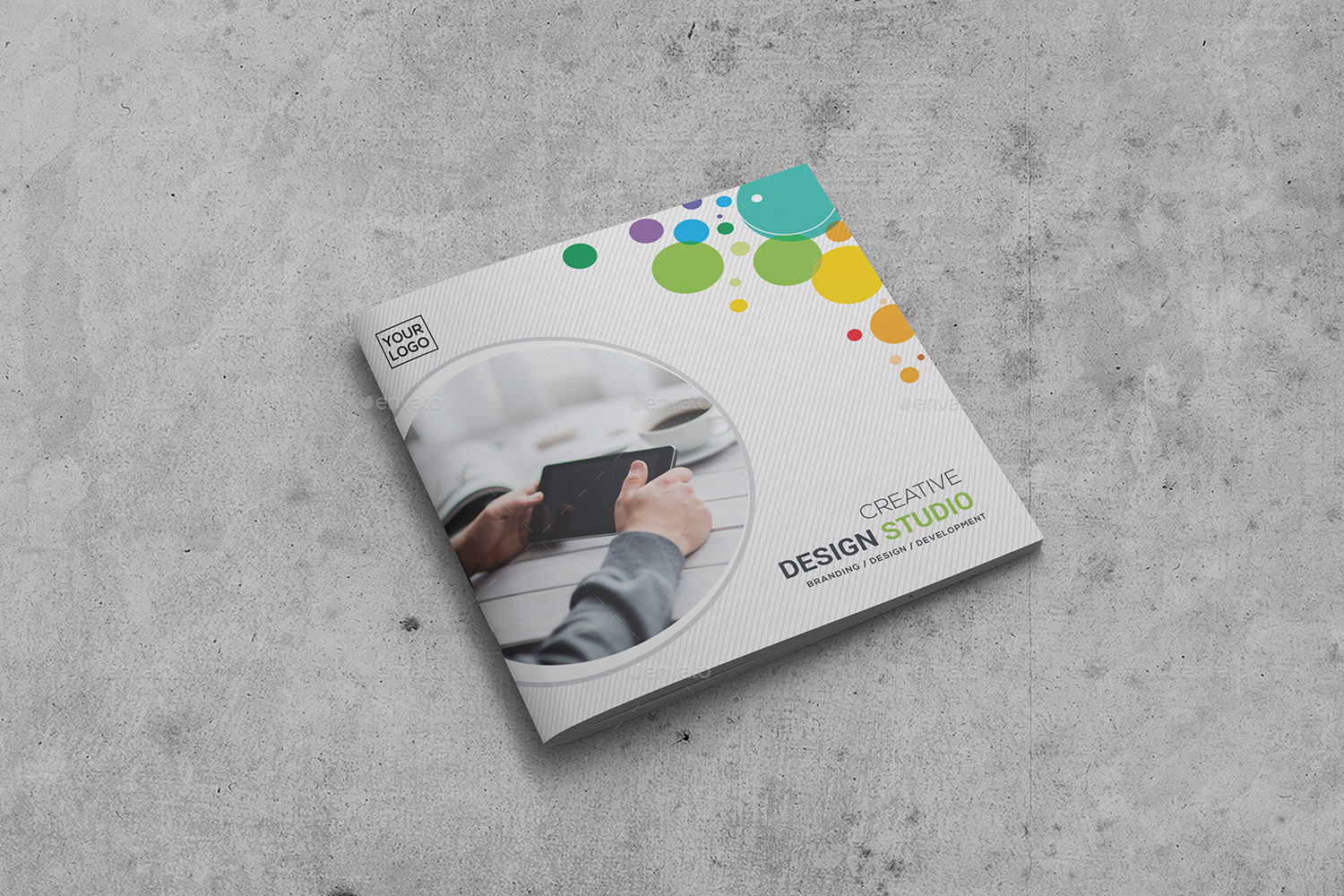 Square Bi-Fold Design by generousart | GraphicRiver