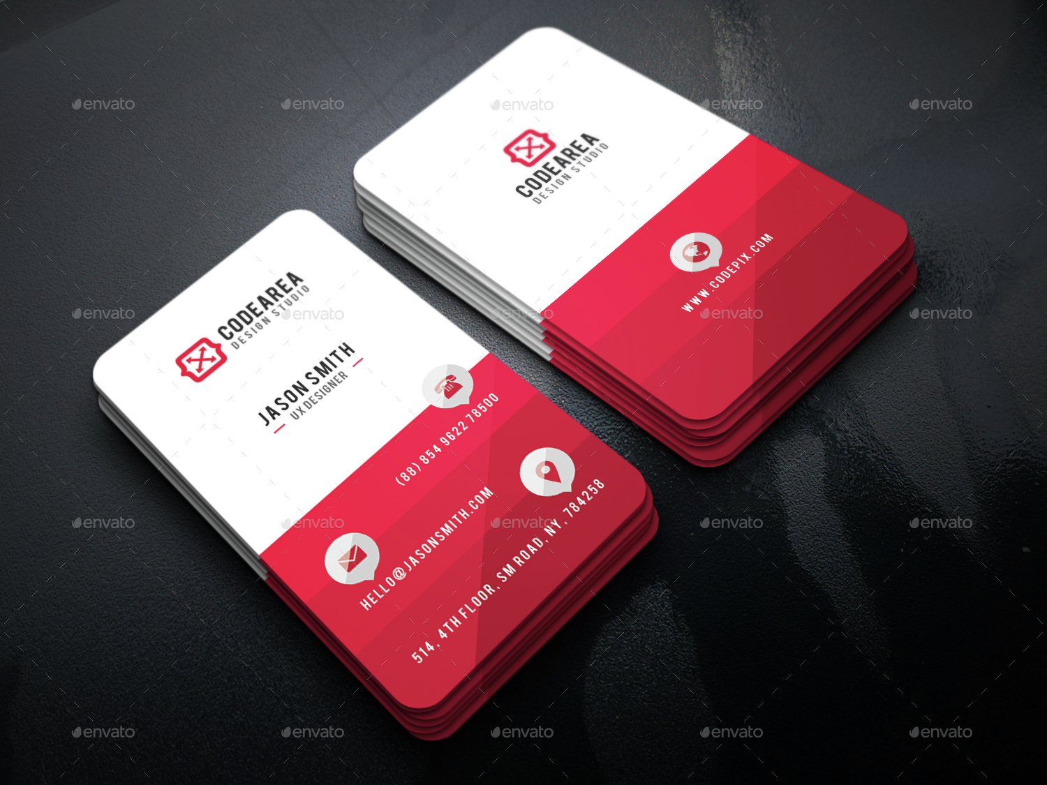 Color Shade Business Card by logocreeds | GraphicRiver