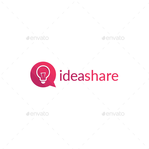 Idea Share Logo Template, Logo Templates | GraphicRiver
