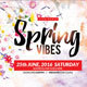 Spring Vibes Flyer by studiorgb | GraphicRiver