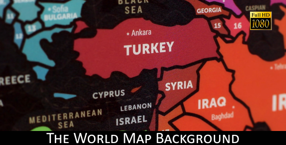 The World Map 92, Stock Footage | VideoHive