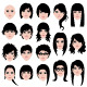 Female Hairstyle, Vectors | GraphicRiver