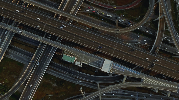 Aerial View Expressway 08, Stock Footage | VideoHive